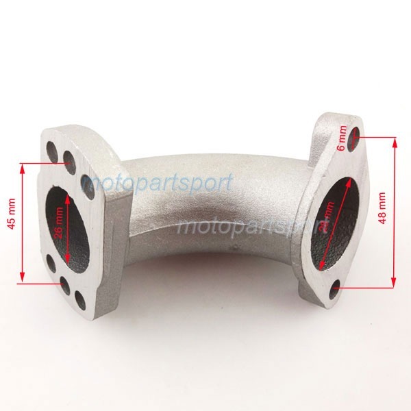 Manifold Intake Pipe for 150 160 cc PE VM 24 26 Carburetor YX GPX Pit ...