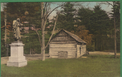 Vintage Antique New York Postcard Hand Colored Mary Jamison Monument ...