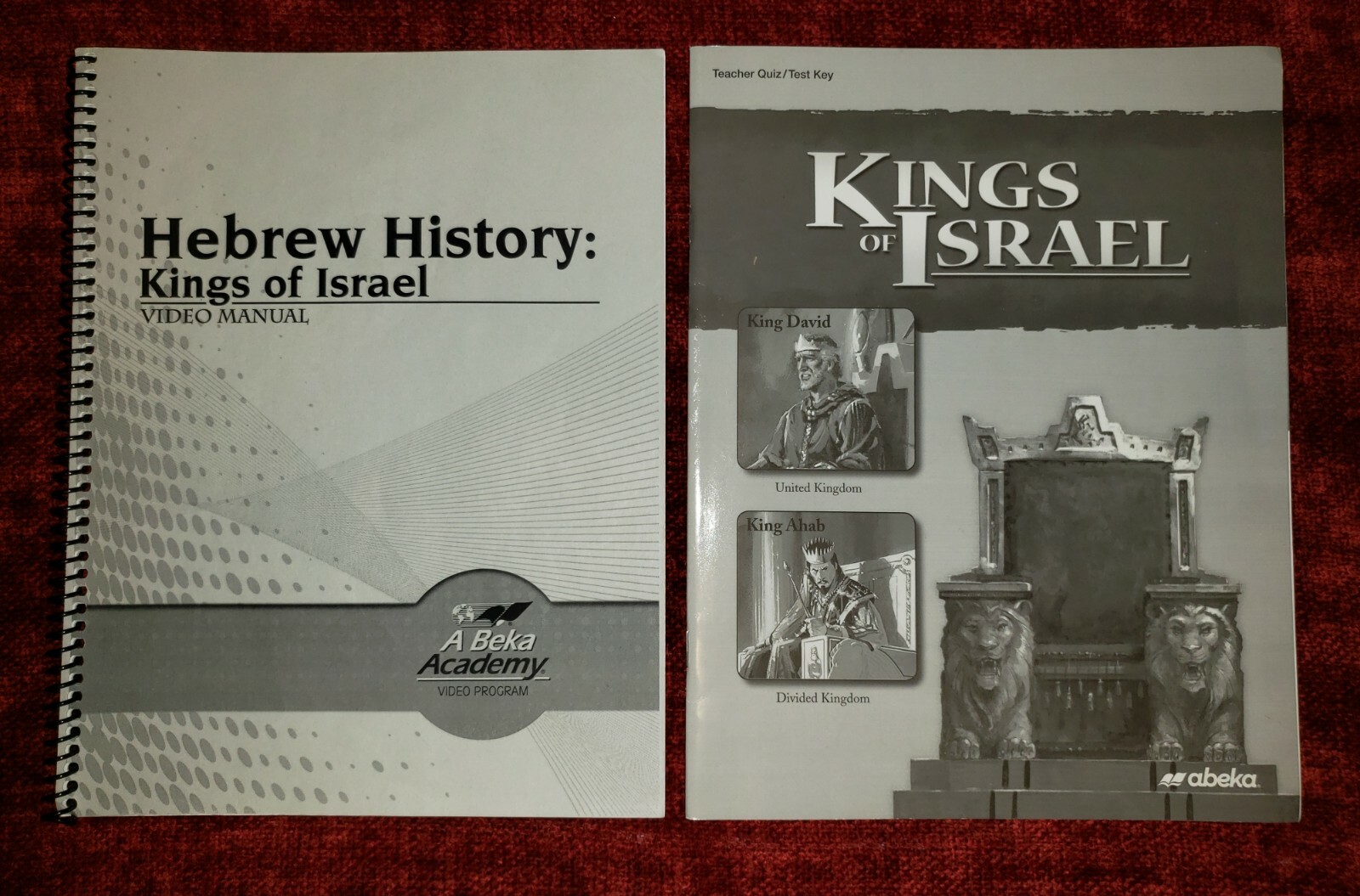 Abeka 9th Grade Bible Kings of Israel Teacher Quiz Test Key Current ...