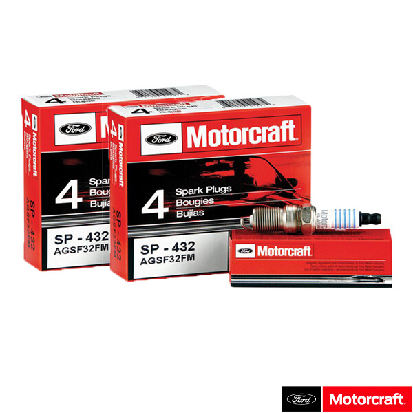 New Set of 8 Motorcraft Spark Plugs AGSF32FM/ SP432 for Ford Lincoln ...