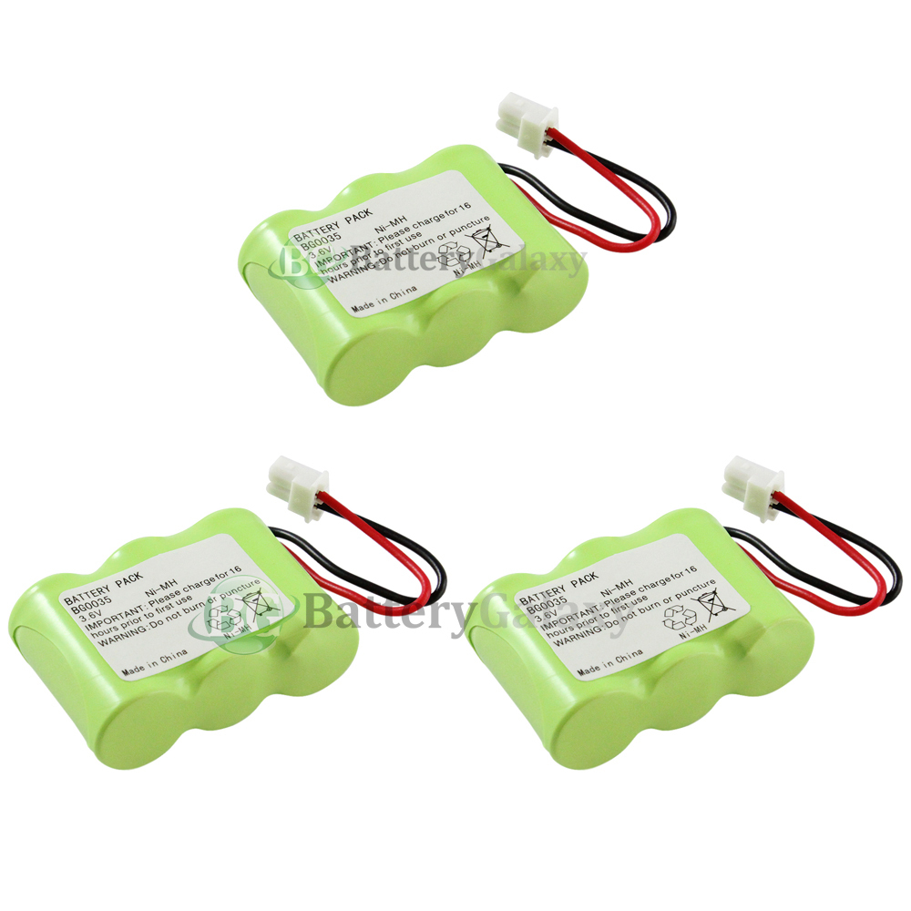 3 Home Phone Rechargeable Battery for Vtech BT-17333 BT-27333 CS2111 ...