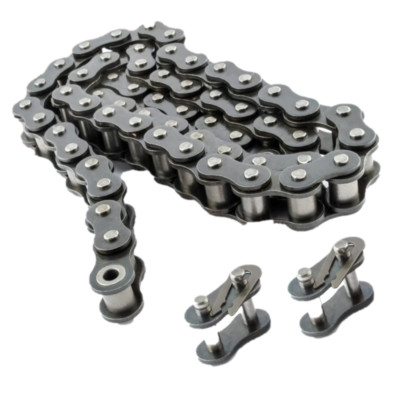 #100H Heavy Duty Roller Chain 10 Feet with 1 Connecting Link | eBay