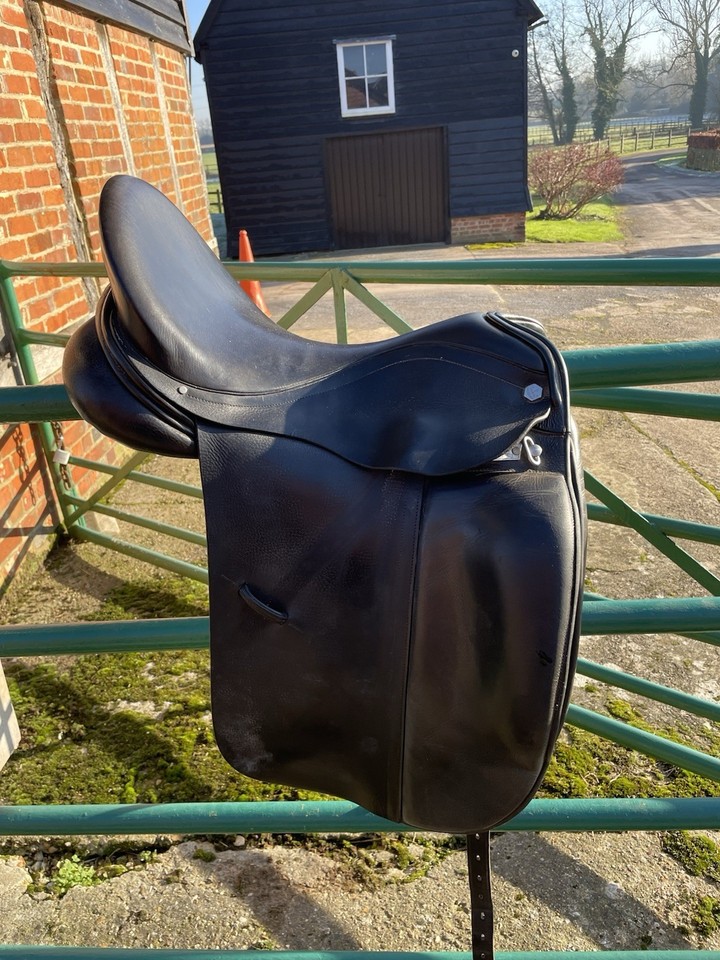 Albion Dressage Saddle Black MW 17.5 Inch | eBay Australia