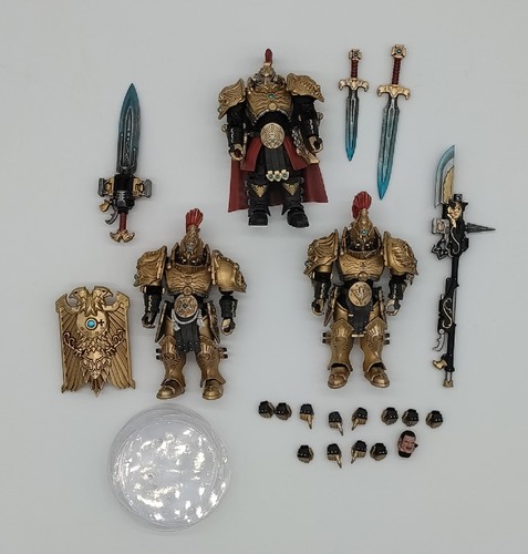 Warhammer 40k Joytoy Custodes Blade Champion and 2 Guards | eBay