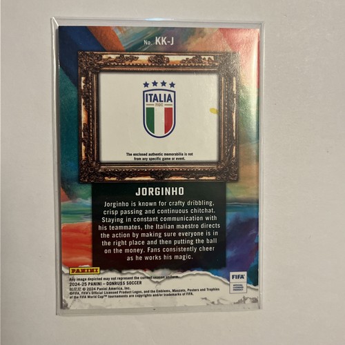 Jorginho 2024-25 Panini Donruss FIFA Kit Kings GU Memorabilia Relic ...