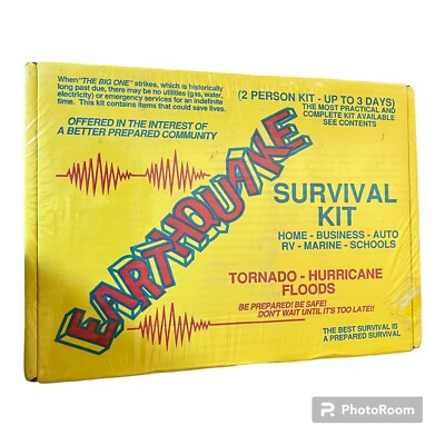 survival kit 2 Person Kit 3 Day Kit For Earthquakes Tornadoes And ...
