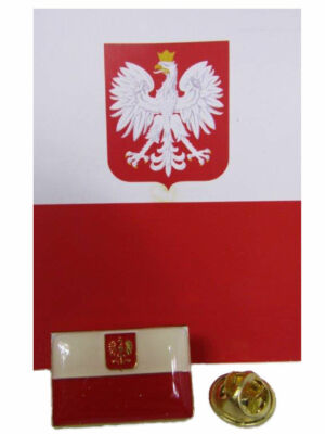 Poland Polska Polish Eagle Crest Rectangular Bike Motorcycle Hat Cap ...