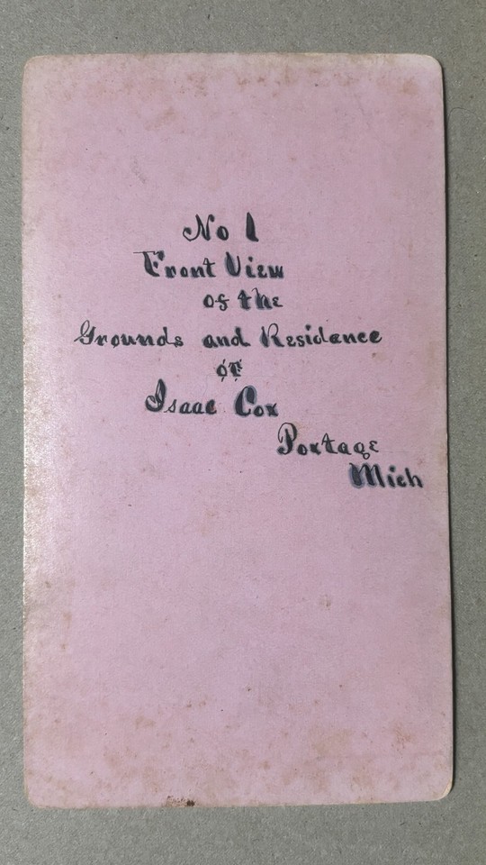 Kalamazoo / Portage Michigan Stereoview Grounds & Residence of Isaac ...