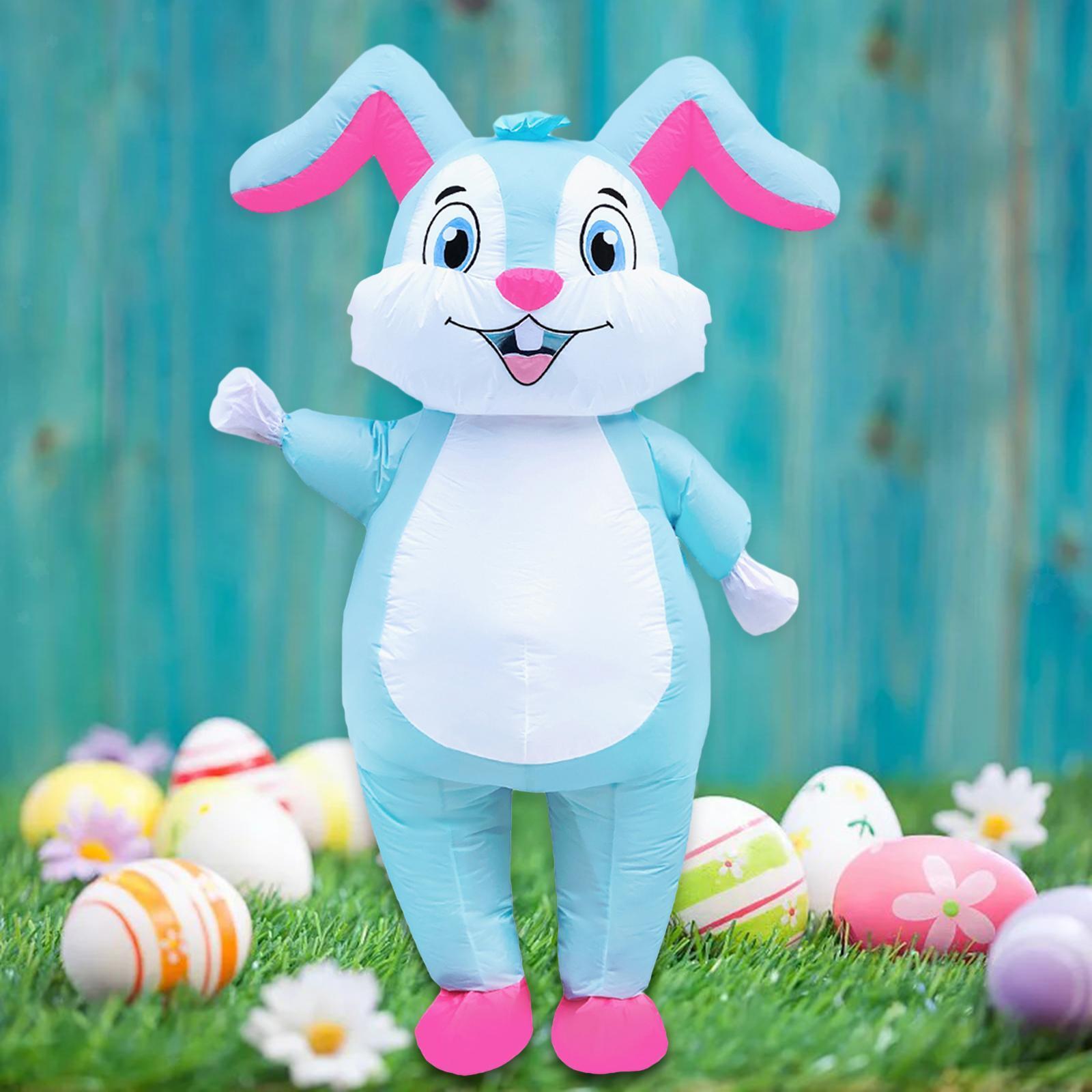 Inflatable Easter Bunny Costume for Adult Fancy Dress Party Supplies ...