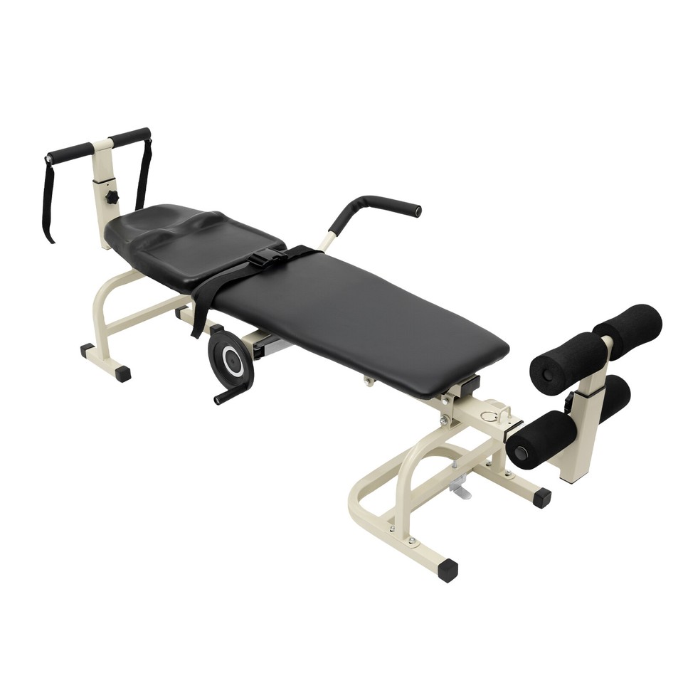 USA Multifunctional Lumbar Cervical Spine Stretcher Traction Bed ...
