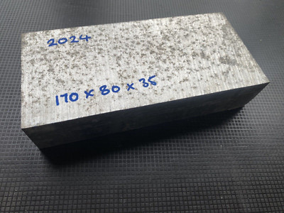 2024 Aluminium Square Bar 170mm x 80mm x 35mm billet block flat plate ...