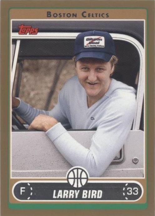 2006-07 Topps - Larry Bird #33 Gold Driving Pickup Truck /500 for sale ...