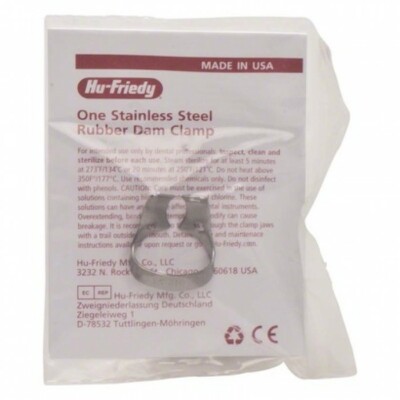 Rubber Dam Clamp No 26N | RDCM26N | HU FRIEDY | eBay