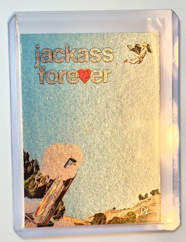 Jackass Forever Platinum Plated Artist Signed “Comedy Classic” Trading ...