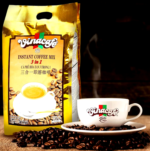 Vinacafe 3-In-1 Instant Vietnamese Coffee Mix 100 Sticks x 18g~ 12/2025 ...