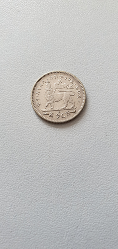 Monnaie Ethiopie 1/20 Birr Argent Menelik | eBay