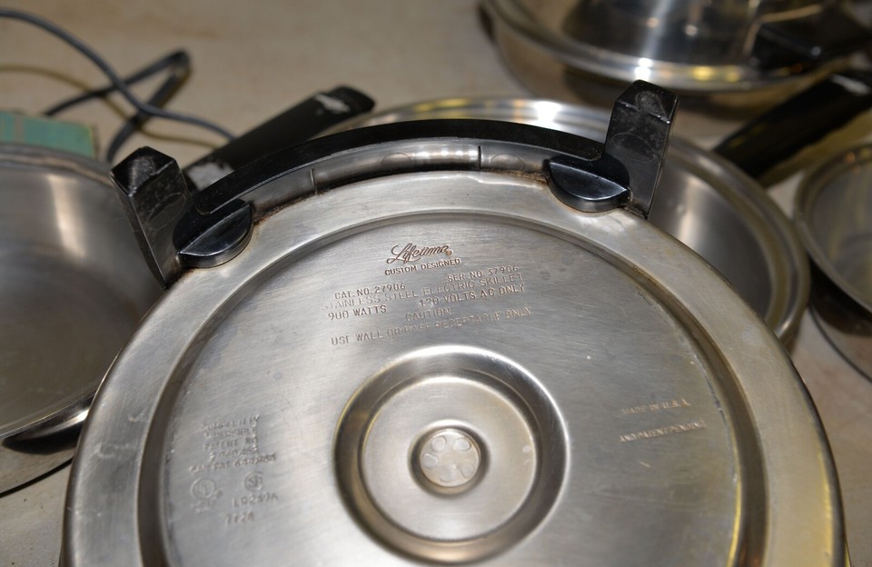 Vintage Lifetime cookware 12 pcs collectible quality chef pots & pans ...