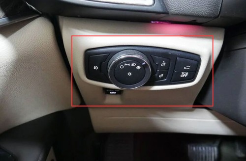 For Lincoln Nautilus 2019-2020 Silver Steel Headlight Switch Control ...