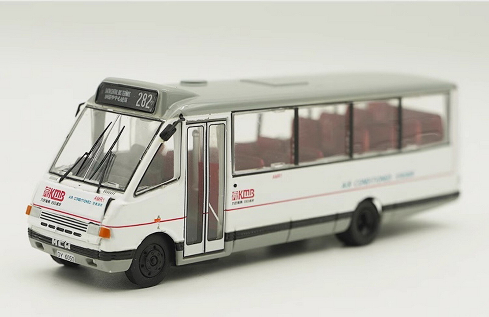 1/76 Scale MCW Metrorider Bus White Diecast Car Model Toy Collection ...
