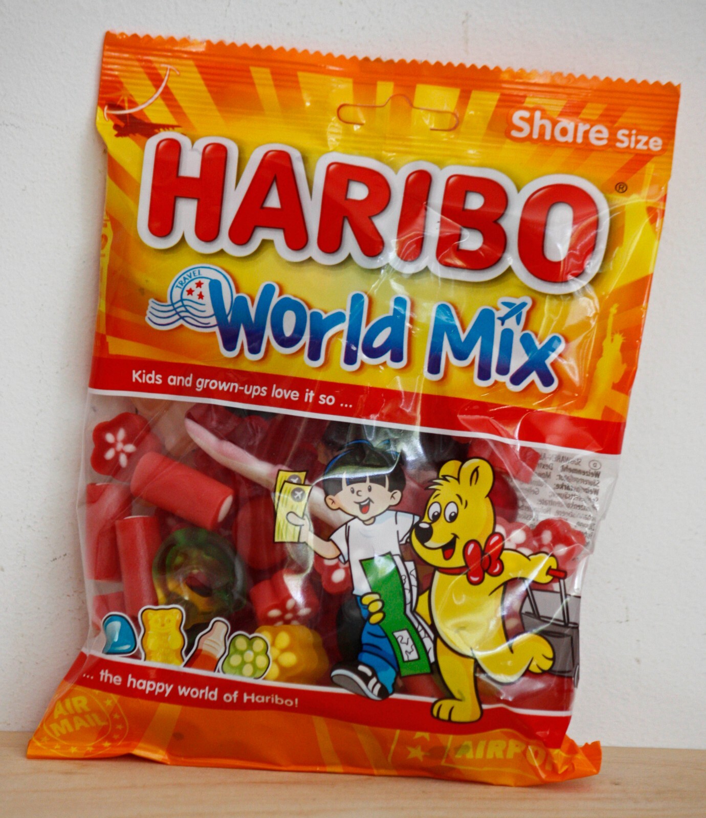 NEW 1 X Haribo World Mix - 225g French Haribo Bonbons Gift Sweets ...
