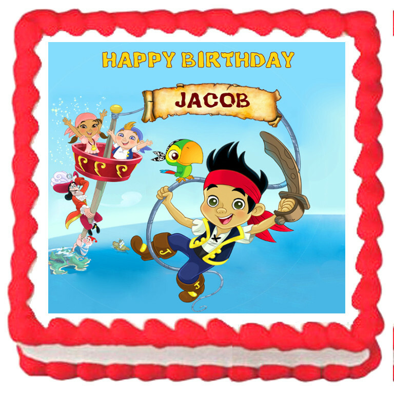Jake And The Neverland Pirates Cake Topper Kit