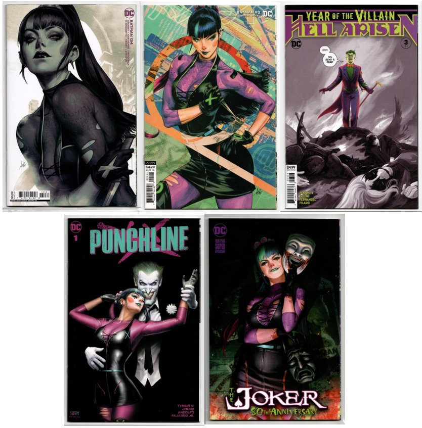 Batman #92 #134 Artgerm Punchline #1 Szerdy HOMAGE TRADE Variant & MORE ...