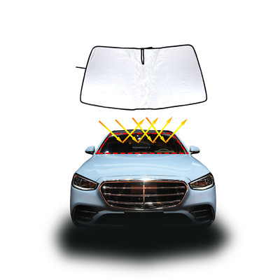 Foldable Car Windshield Sunshade For Mercedes-Benz S-Class S500 UV ...