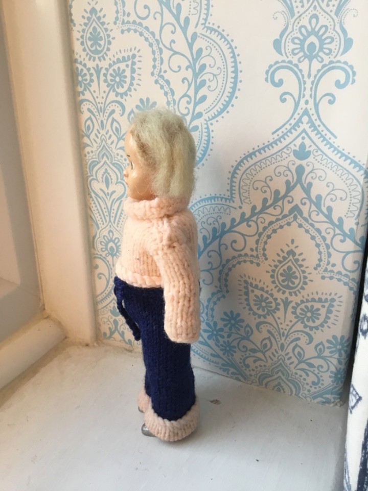 Small vintage doll with movable arms. | eBay UK