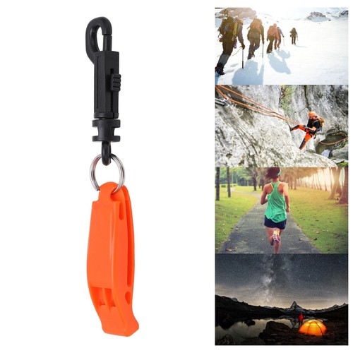 Emergency Whistle Dual Frequency Multifunctional Orange Safety Warning ...