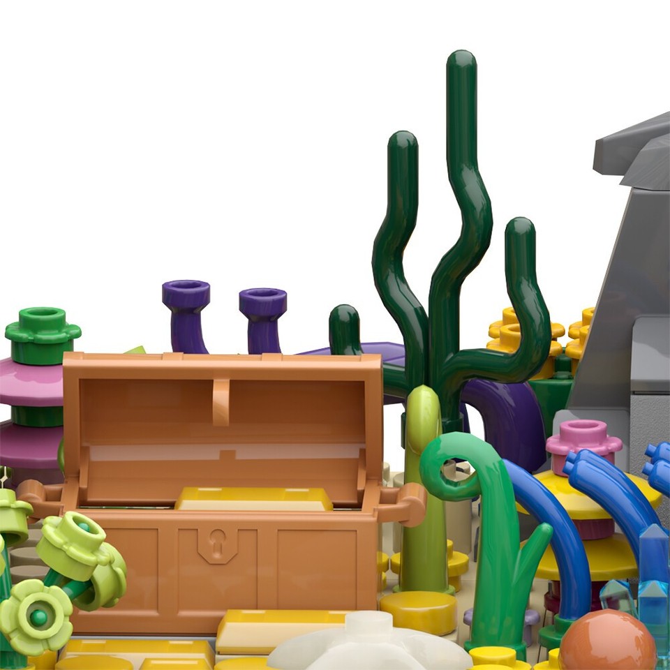 Nautilus Submarine MOC Building Blocks Set Inspired Deep Sea Model Toy ...