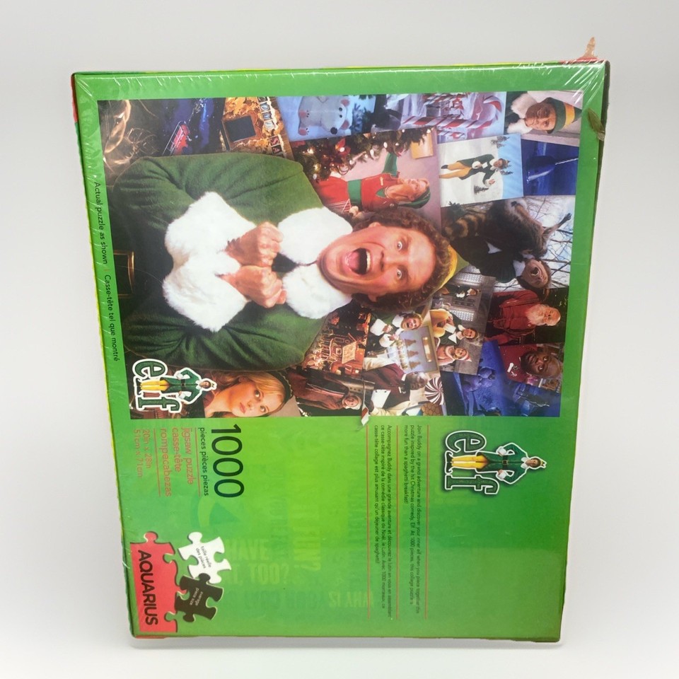 Elf (Buddy Elf) Movie Christmas Collage Puzzle-1000 Pieces-28" x 20 ...