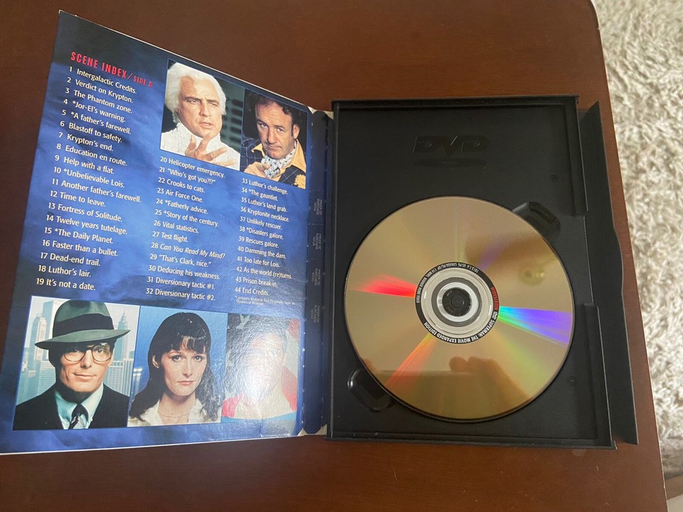 SUPERMAN: The Movie (WS Snapcase DVD, 1978) Christopher Reeve Gene ...