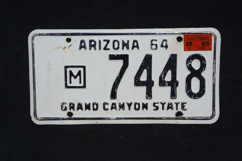 1964 1965 ARIZONA License Plate Municipal | eBay