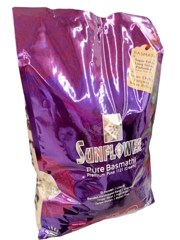 Sunflower Pure Basmathi Premium Pusa 1121 ( cream ) 5 kg | eBay