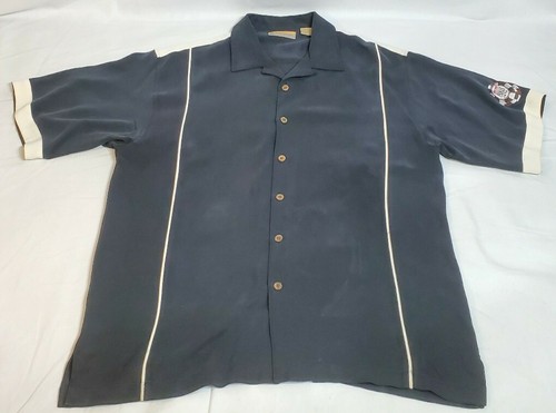 Bobby Chan Mens Shirt World Series Poker Button Down Black White Large ...