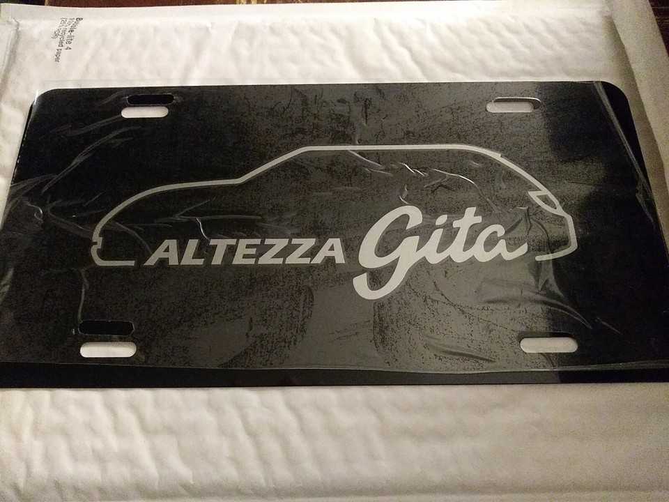 JDM " Altezza Gita " VANITY ALUMINUM LICENSE PLATE LEXUS IS 300 WAGON ...