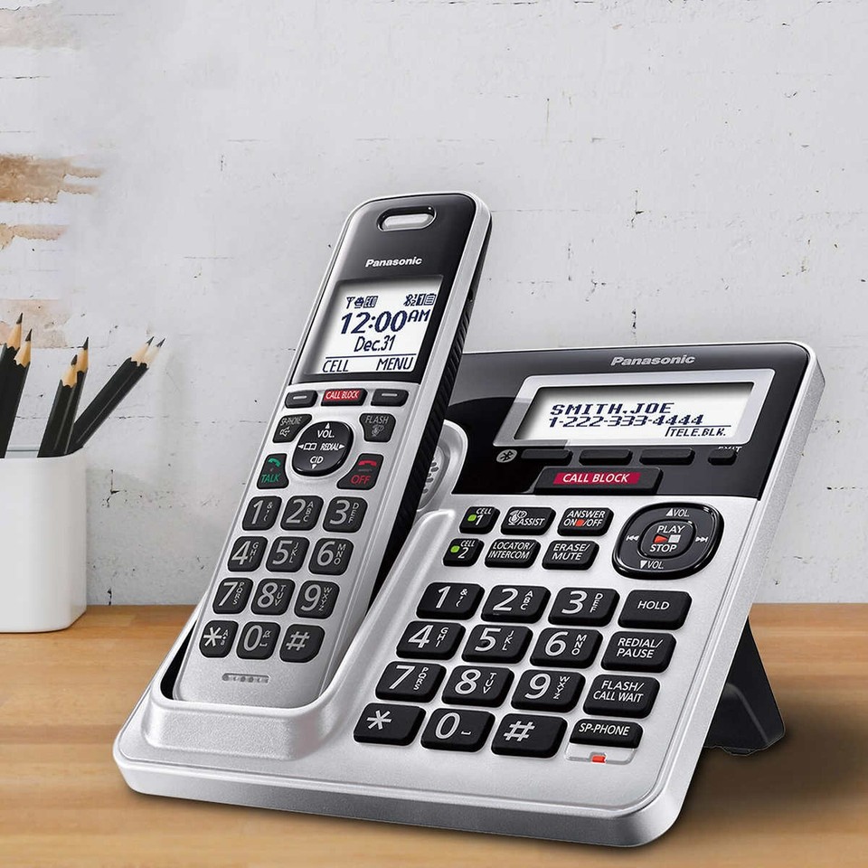 CORDLESS HOUSE HOME PHONES FOR SENIORS WITH ANSWERING MACHINE LANDLINE ...