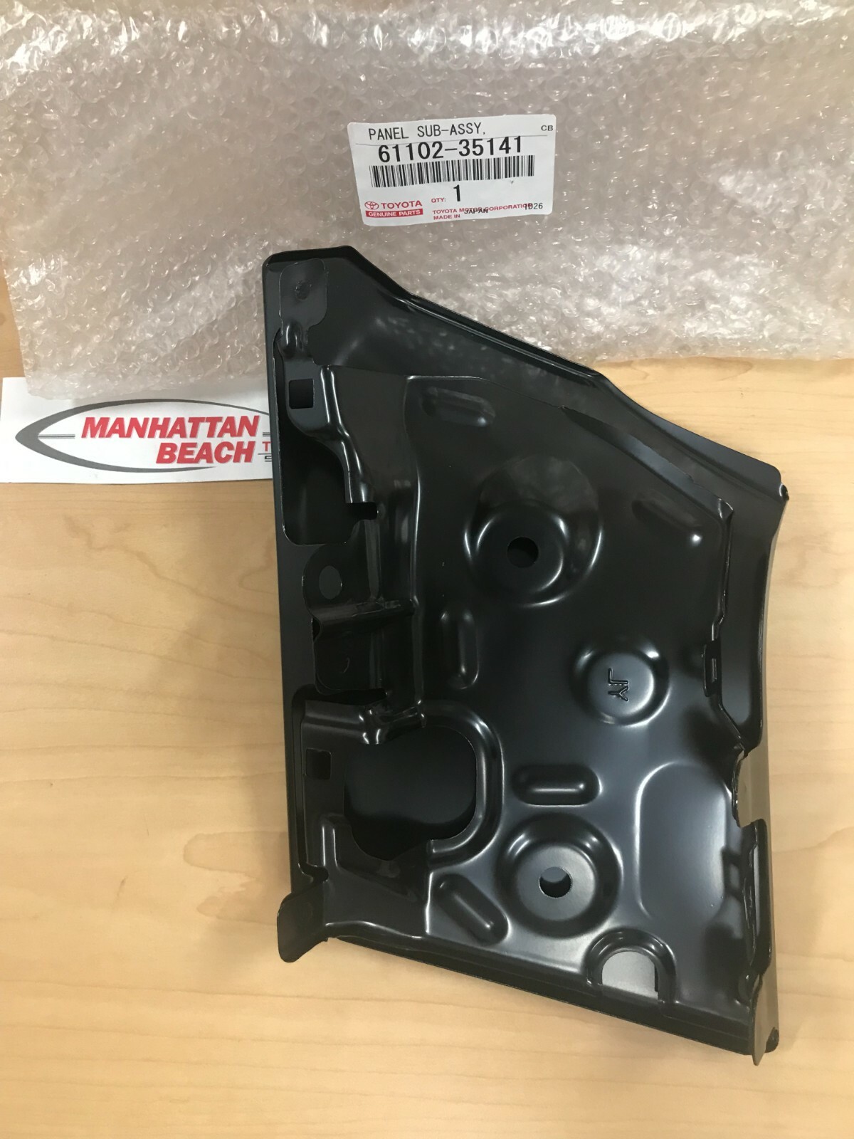 11-14 FJ CRUISER LEFT DRIVER SIDE UPPER FENDER PANEL 61102-35141 ...