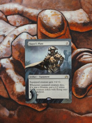 Magic the Gathering Slayer's Plate #2 Hand Painted Unique Custom MTG ...