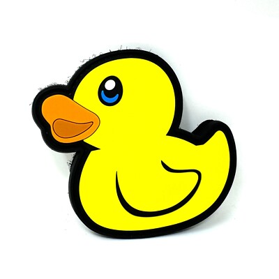 Rubber Ducky PVC Morale Patch - Funny Hoop and Loop Tactical Patch | eBay