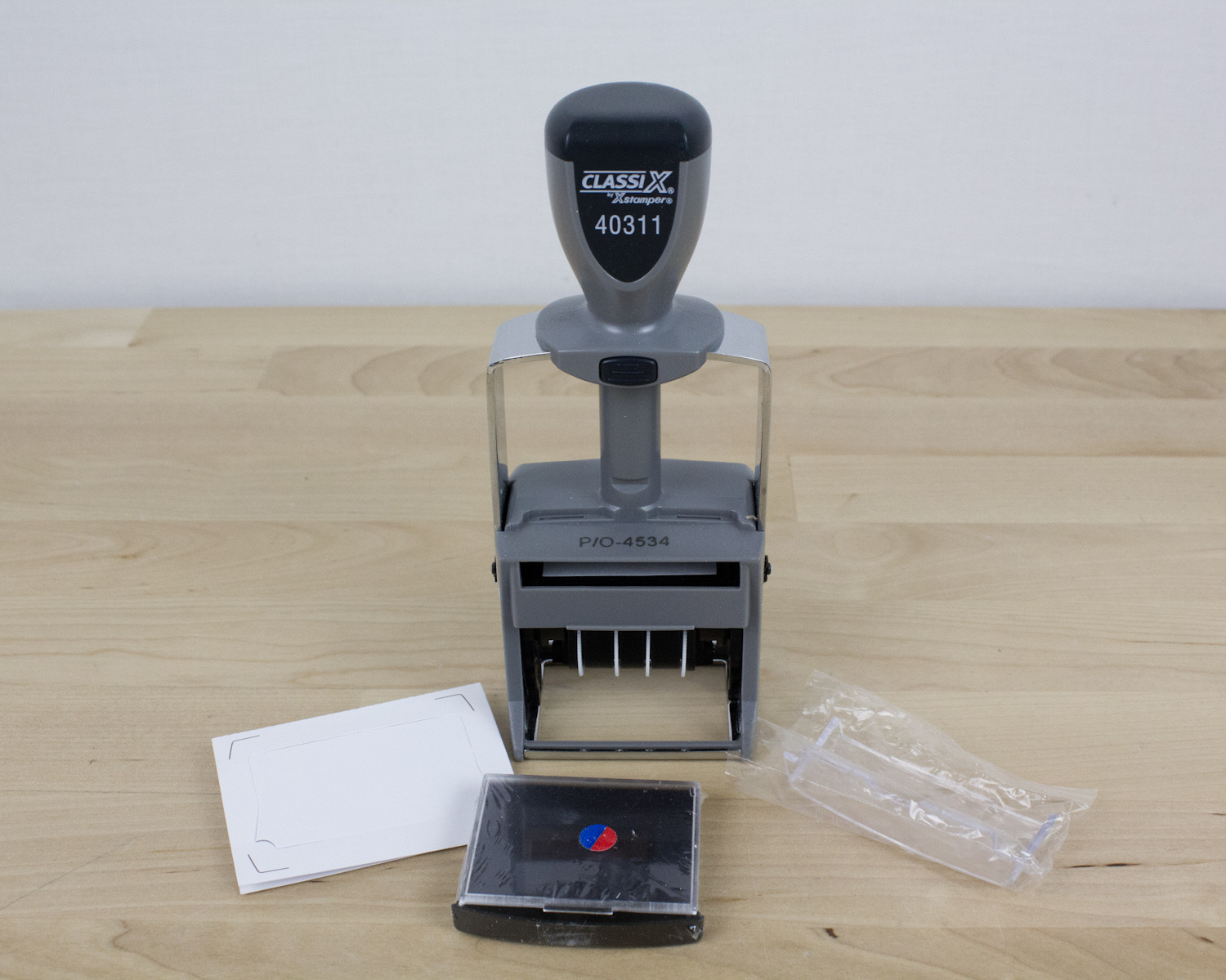 Xstamper ClassiX Self-Inked Blank Date Stamp (XC-40311) | eBay