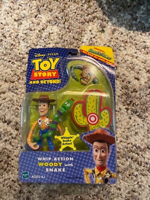 Toy Story Beyond Whip Action Woody With Snake Hasbro Figure New 2002 ...