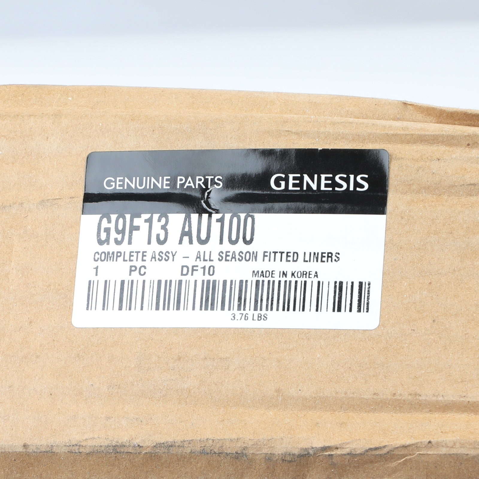 Genuine Hyundai Floor Liners Awd All Season G9F13-AU100 for sale online ...