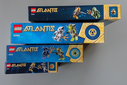 LEGO ATLANTIS 8060 8059 7978 7977 Lot 4 Brand New Unopened Free ...