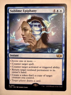 x1 Sublime Epiphany R MTG Commander: Tarkir: Dragonstorm M/NM, English ...