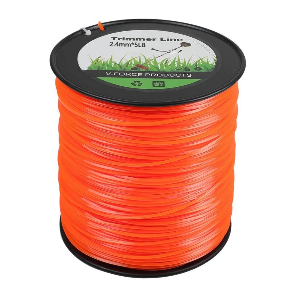 5lb Heavy Duty String Trimmer Line .080 .105 .130 Square Weed Eater ...