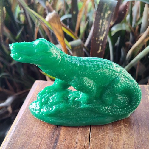 ALLIGATOR GATOR Showcase of Citrus Florida Souvenir Mold-a-Rama Green ...