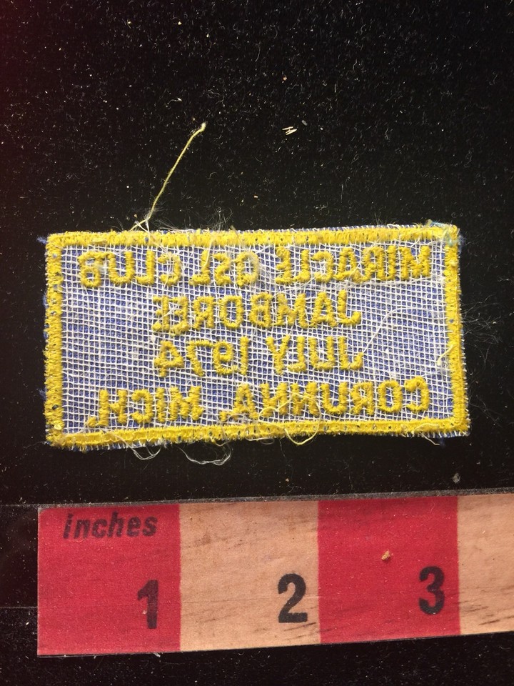 Vtg 1974 MIRACLE QSL CLUB JAMBOREE CORUNNA MICHIGAN Amateur Radio Patch 81D2 | eBay