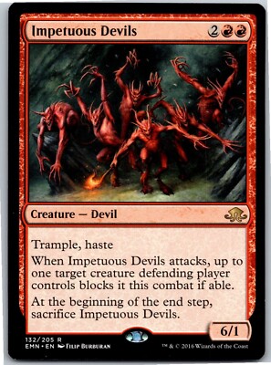 Magic the Gathering Impetuous Devils Eldritch Moon x1 MTG Free Shipping ...