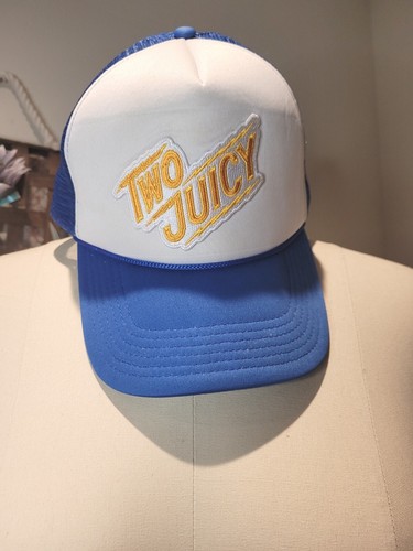 Unique Trucker Hat "Two Juicy" Snap Back Rare baseball cap 90's | eBay